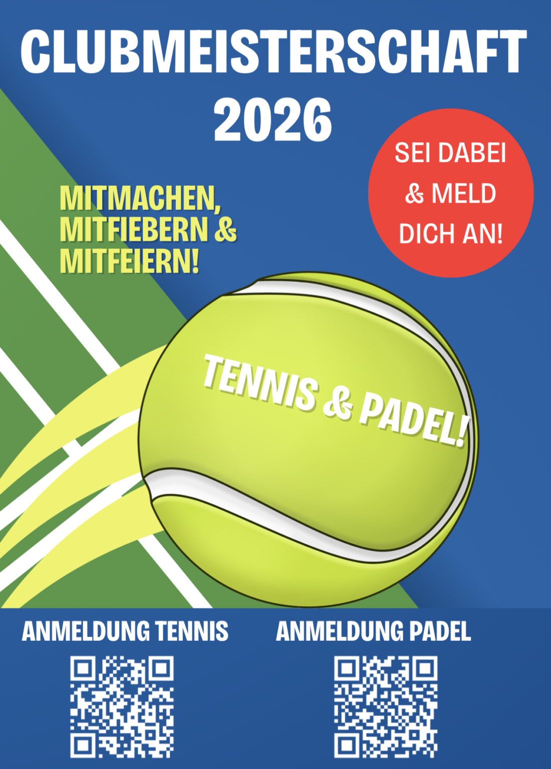 Clubmeisterschaft 2026 - Anmeldeschluss 29. April - Tennisclub Hausen ...